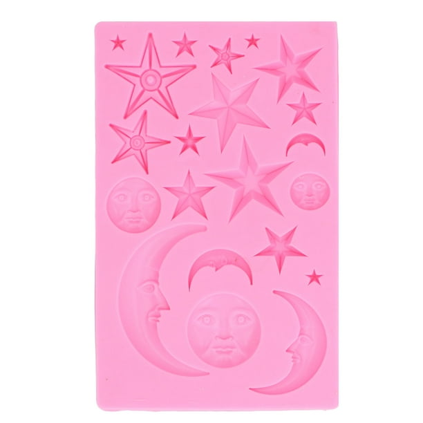 Sun Moon Decoration Molds,Sun Moon Star Cake Cake Fondant Molds Star ...