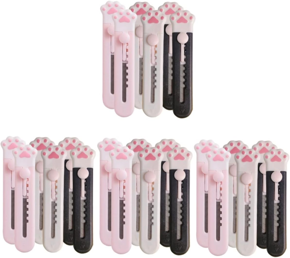 24 Pcs Box Letter Opener Tape Cutter Micro Cutter Mini Multi-Tool Art ...