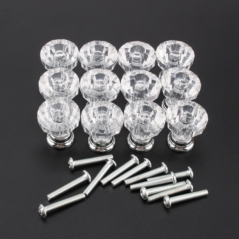 Click here for Lngoor 12-Pack Crystal Glass Cabinet Knobs With Ac... prices