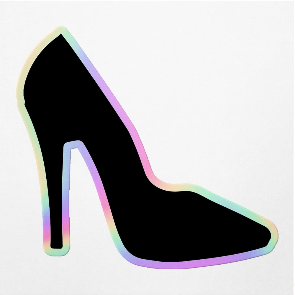 Vinyl Stickers Decals Of Shoe Heels - Apply On Any Smooth Surfaces ...
