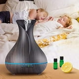 MKL Innovations® Essential Oil Diffuser, 400ml Wood Grain Aromatherapy ...