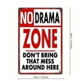 AuroraX Funny Sarcastic Tin Sign Humorous Office Door Sign Vintage ...