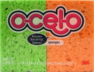 Ocelo Cellulose Sponges, Assorted Colors 4 ea - Walmart.com