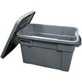 Rubbermaid Commercial Brute Tote 20-Gallon Tough Storage Bin with Lid ...