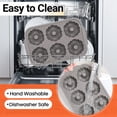 CAKETIME Mini Fluted Tube Pan 6-Cavity Silicone Nonstick 2Pcs - Walmart.com