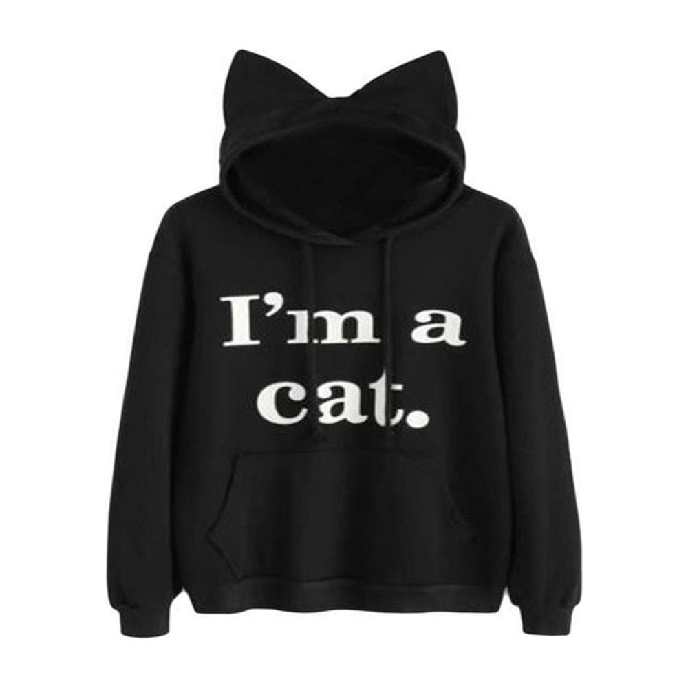 Click here for Generic Women Casual Cat Long Sleeve Hoodie Sweats... prices