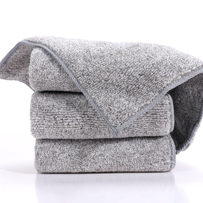 Bamboo Washcloth Face Cloths for Washing Face Super Soft Absorbent 12"x ...