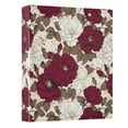 3 Ring Binder with Flattened Metal Clip 1.5" Round Rings Binder ...