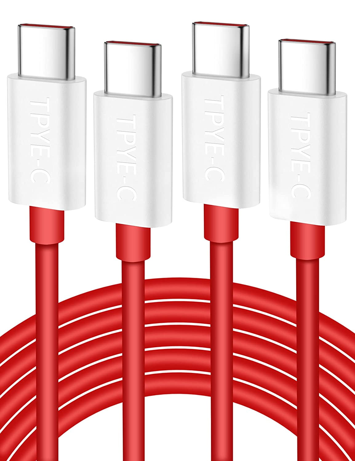 USB C to USB C Cable, [2-Pack 6.6ft] 65W Warp Charge for OnePlus 9 9Pro ...