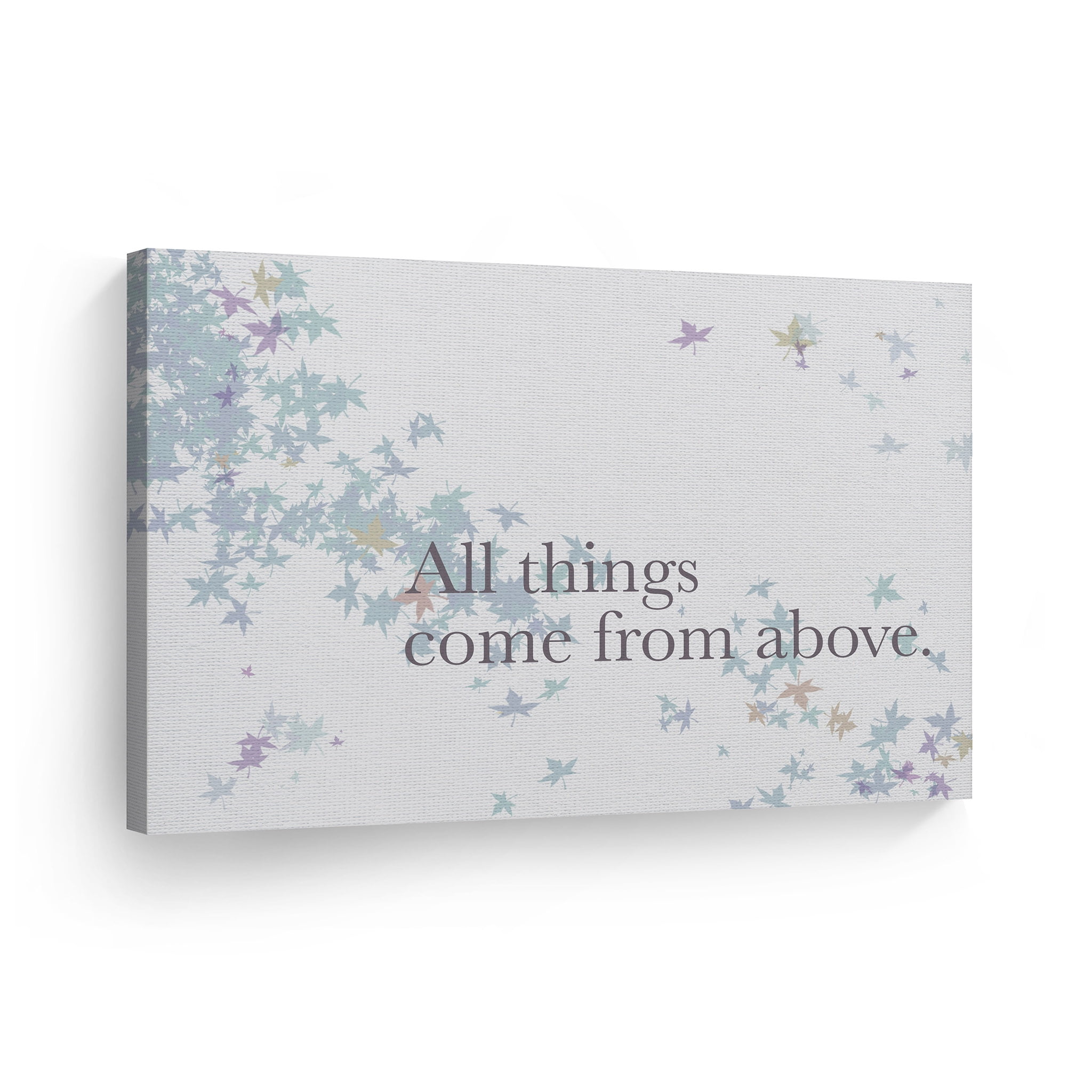 Smile Art Design All Things Come From Above Quote Scripture Wall Art ...