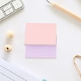 Meiiso Color Sticky Notes, Large Size 100 Sheets Five Colors in One, 1 ...