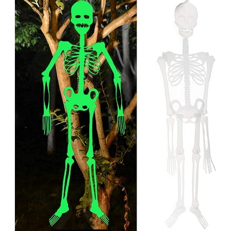 1Pcs 3 Feet Halloween Party Large Skeletons Decorations, Glow in The ...