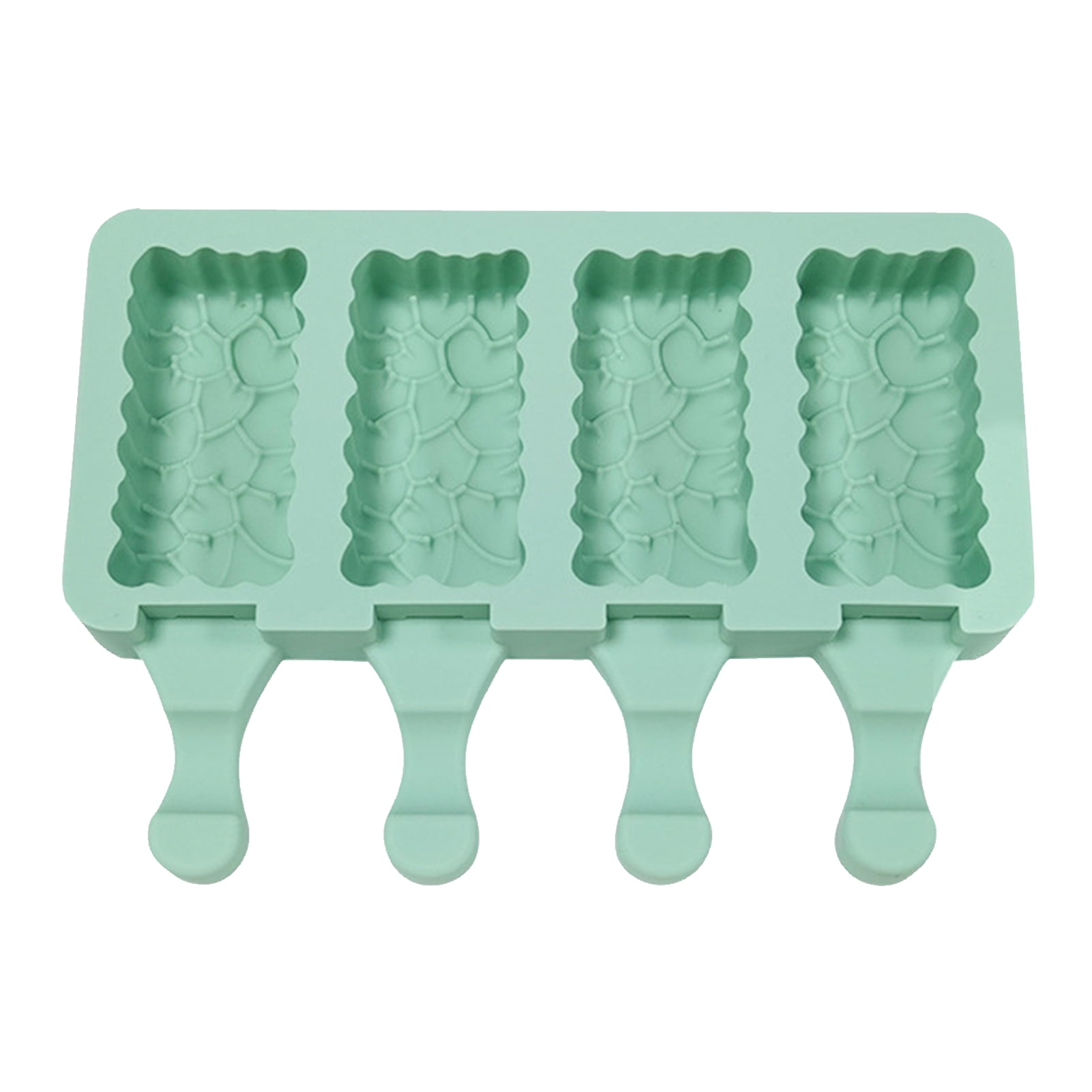 Duixinghas Ice-lolly Mold Lidded Easy to Release 4 Cavities Silicone ...