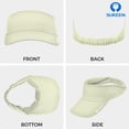 Sukeen Cooling Visor Hat UV Protection Sun Visor Stretchy Sports Tennis ...