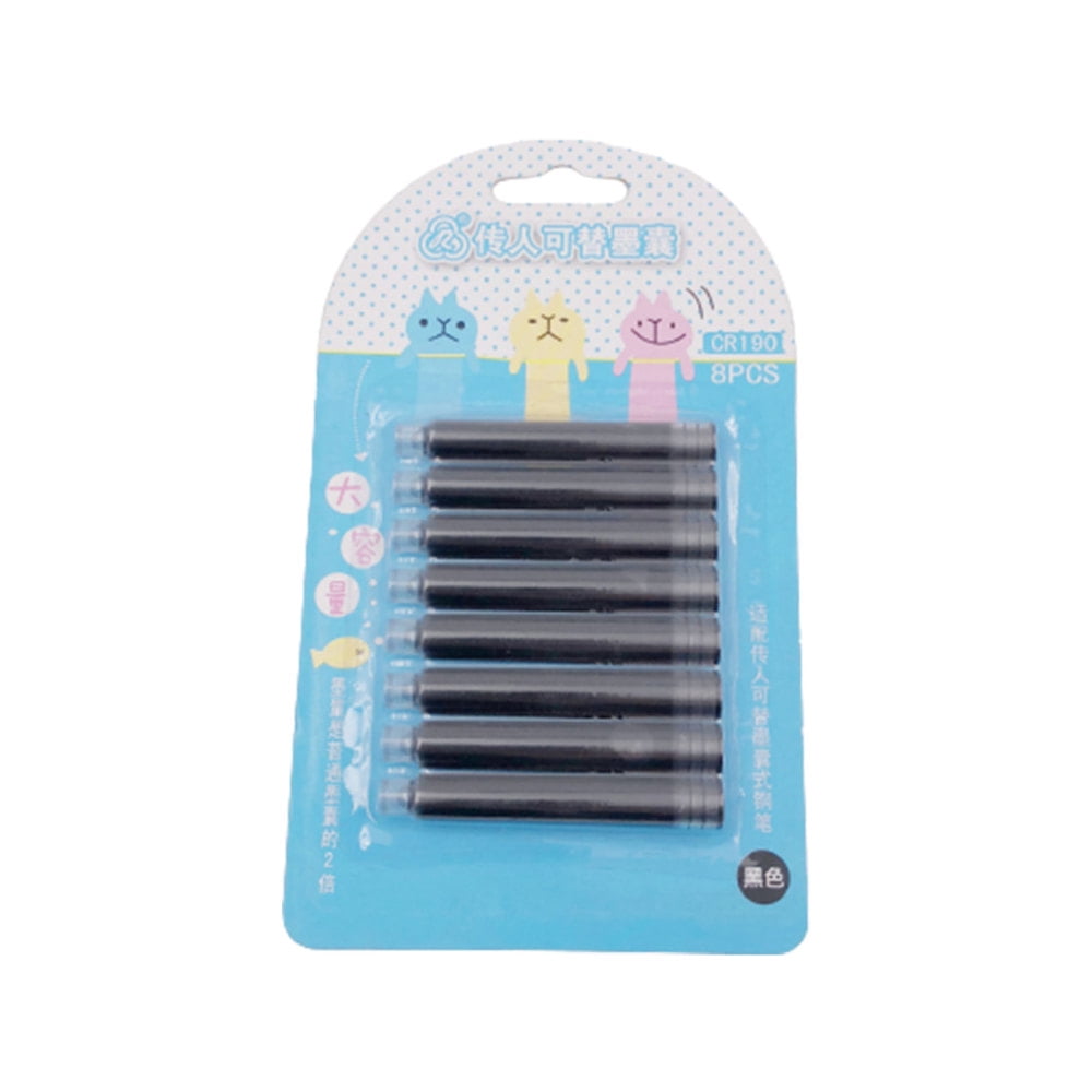 8 Pcs Fountain Pen Refills Easy & Smooth Writing No Blocking for ...