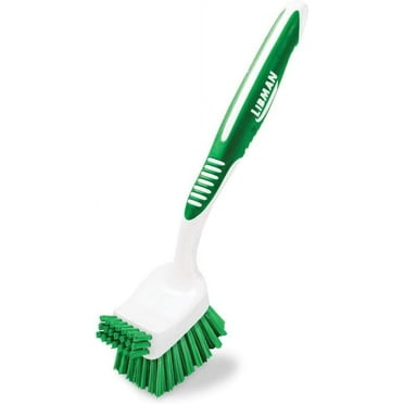 Libman Heavy Duty Pan Scrubber Kitchen Brush with Ergonomic Handle ...