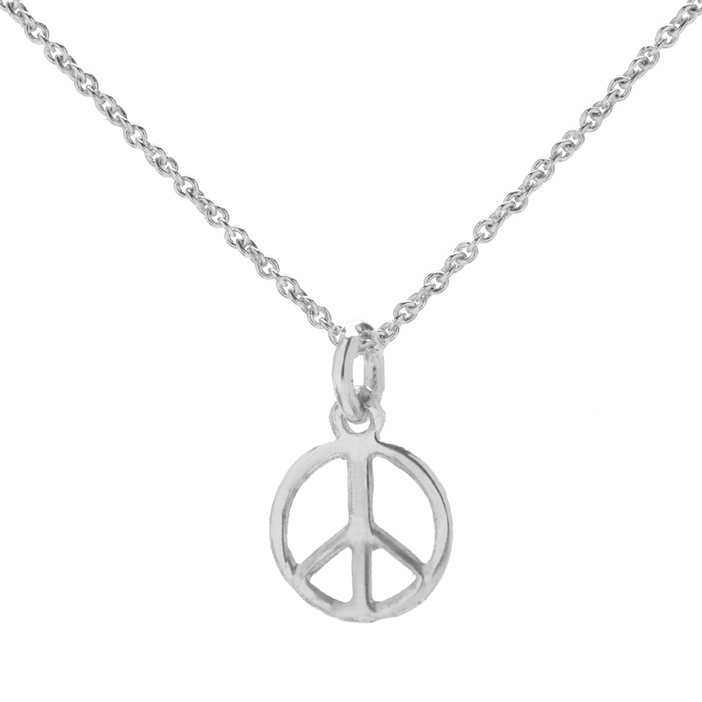 Sterling Silver Peace Sign Charm - Walmart.com