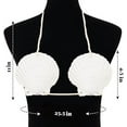 sinkoo Seashell Bra with Cord,Hawaiian Mermaid Bra with Starfish Hair ...