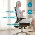 Ergonomic Home Office Desk Chair with Adjustable Arms Executive Office ...