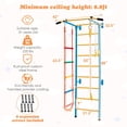 CIPACHO 5 In 1 Kids Indoor Gym Playground Wall Ladder, Indoor Climber ...