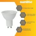 Sunlite 7W LED MR16 Reflector Floodlight Bulb, 35° Spot Light Track ...