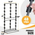 Urban Deco Potato Chip Rack Display Stand with 48clips, 3-Row Retail ...