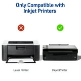 Avery Matte White CD Labels, Printable, Easy Peel, Inkjet Compatible ...