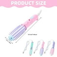 Wavy Talk Straightener Curling Mini Curling Brush For Short Hair Anti
