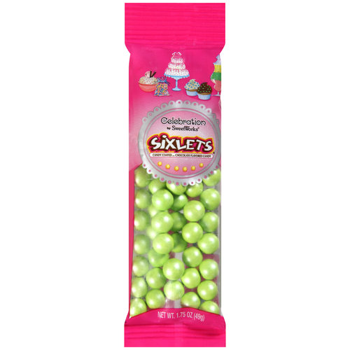 Celebration Shimmer Lime Green Sixlets Candy, 1.75 oz - Walmart.com