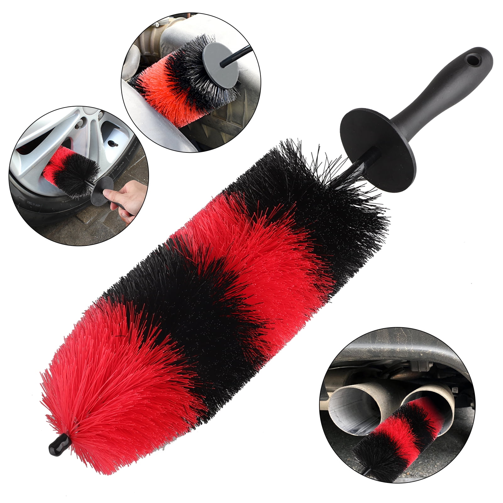TSV Car Wheel Cleaning Brush, Car Master Wheel Brush Washer Brush Auto ... TSV Car Wheel Cleaning Brush, Car Master Wheel Brush Washer Brush Auto ...