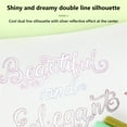 Vikakiooze Shimmer Markers,Double Line Outliner Markers,Shimmer Outline ...
