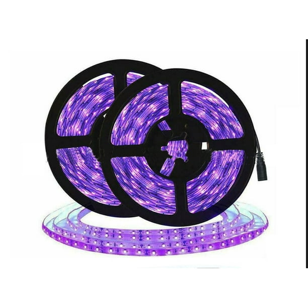 Lampe 12V 10M600 noir UV flexible LED kit de bande lumineuse lumière ...
