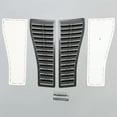 Pair Hood Louver Inserts Hood Scoop Compatible with 1985-1990 Chevy ...