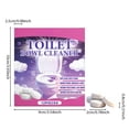 yocbz 30PCS Clean Foam Cleaner Toilet Cleaning Sheets– Deep Stain ...