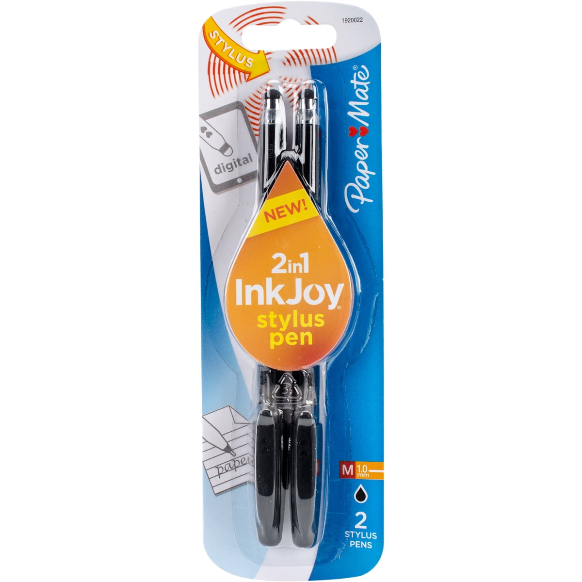 Papermate InkJoy Stylus Ink Pens 2pk Black - Walmart.com