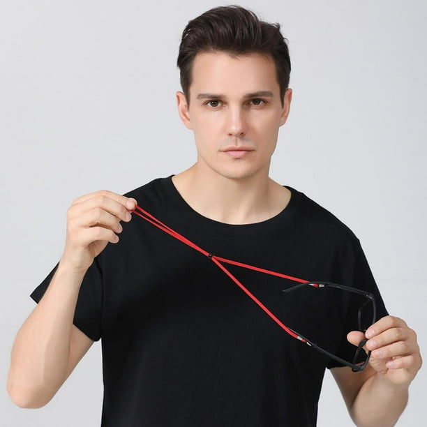 Eyeglass Strap Stretchy Universal Non-Slip Adjustable Spectacles Cord ...