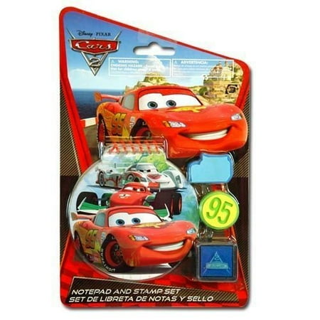 Disney Cars 2 Notepad and Stamp Set on Blister Card | Walmart Canada