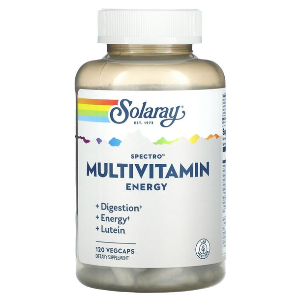 Solaray Spectro Multivitamin Energy 120 Veg Caps - Walmart.com