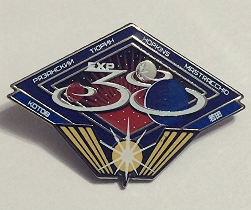 NASA Expedition 38 ISS International Space Station Mission Lapel Pin ...