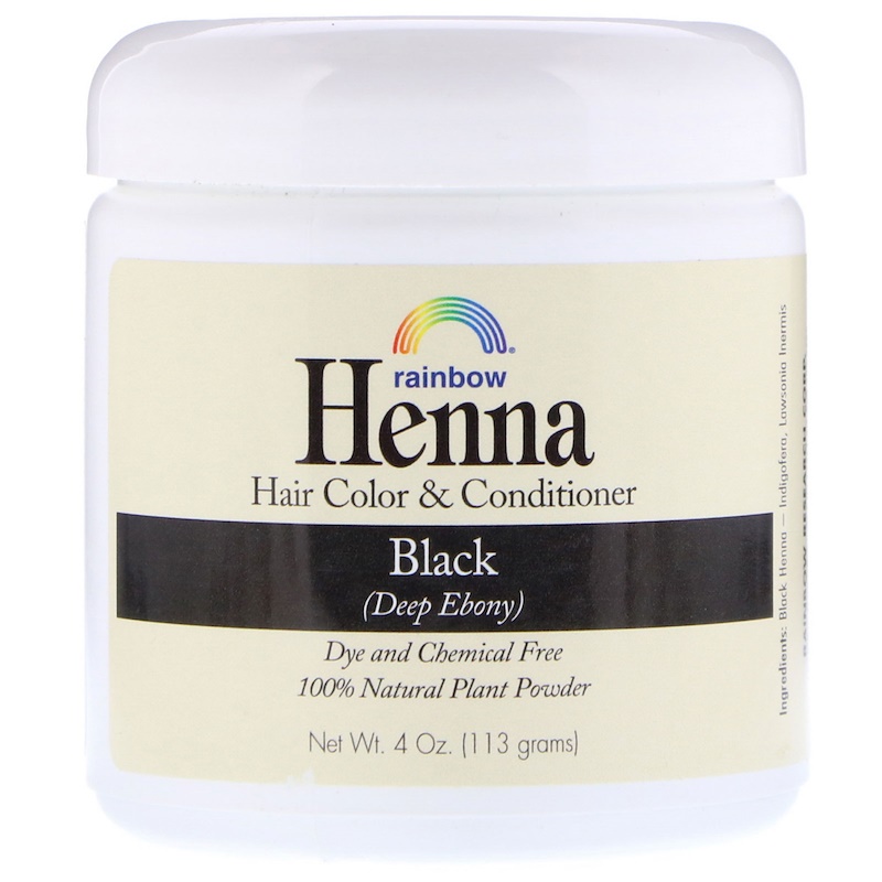 Rainbow Research, Henna, Hair Color & Conditioner, Black (Deep Ebony ...