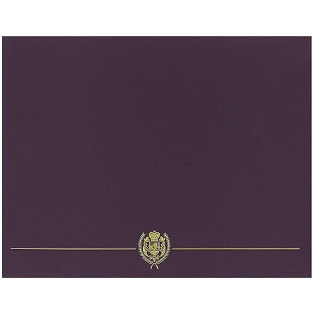 Purple Classic Crest Certificate Covers - 25 Covers | Walmart Canada