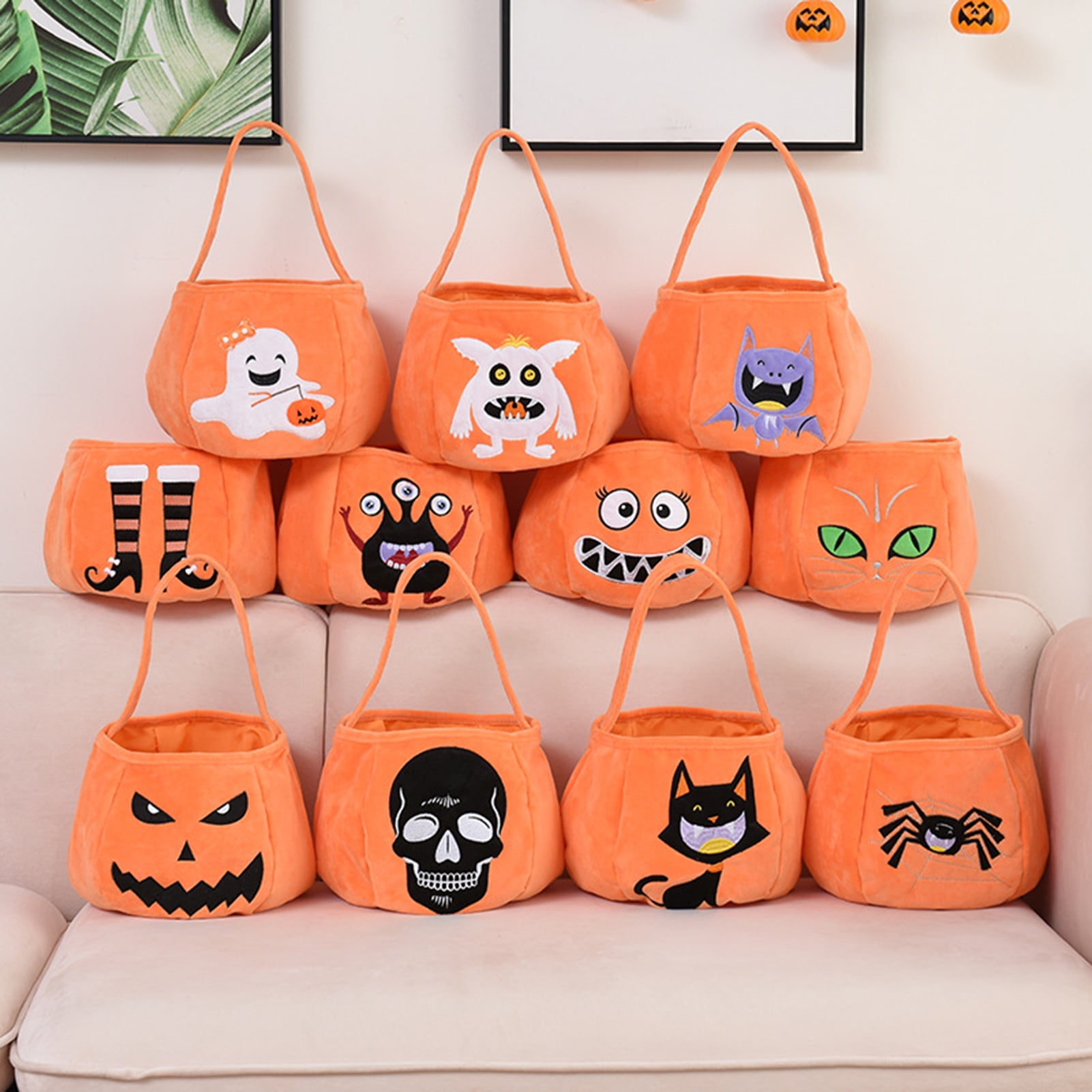 Beechoice Halloween Trick Or Treat Bags For Kids Candy Gags Large beechoice-halloween-trick-or-treat-bags-for-kids-candy-gags-large