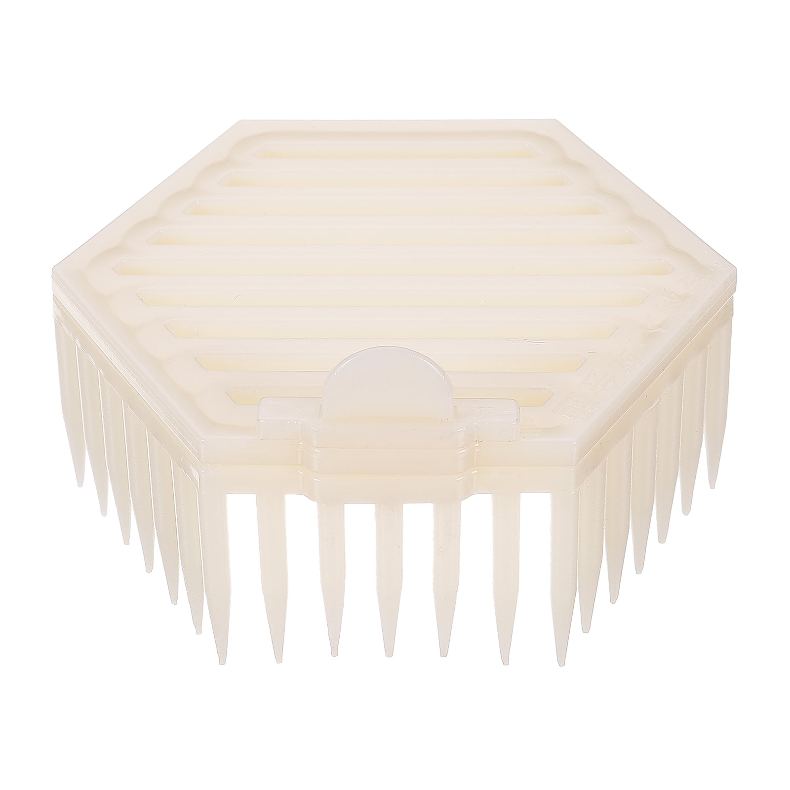 Uxcell Queen Bee Cage, Hexagon Plastic Queen Bee Pin Cage Needle Type ...