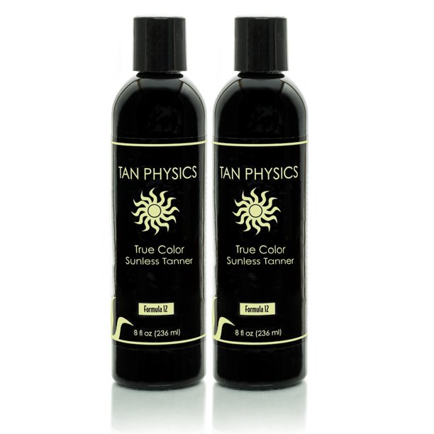 Tan Physics True Color Sunless Tanner, 8 fl. oz. (Pack of 2) - Walmart.com