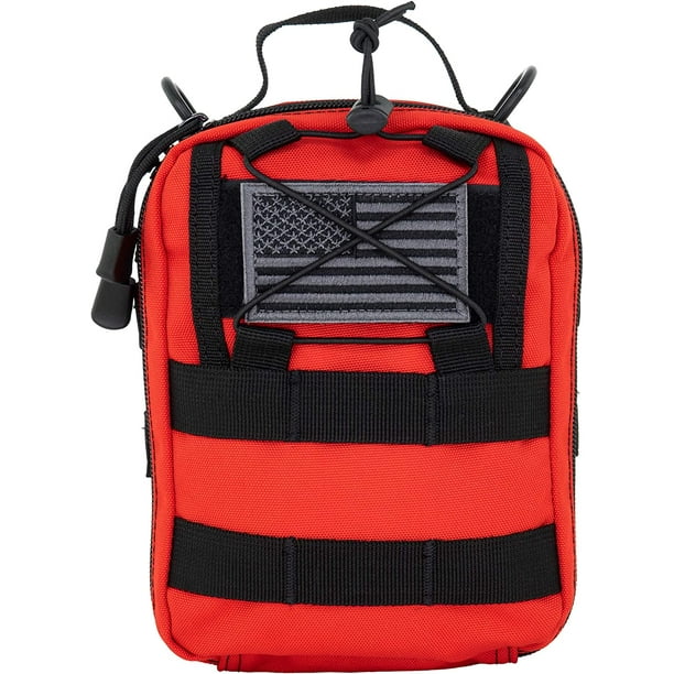LINE2design First Aid (Ifak) Pouch - Emergency Medical Trauma Bag - Red ...