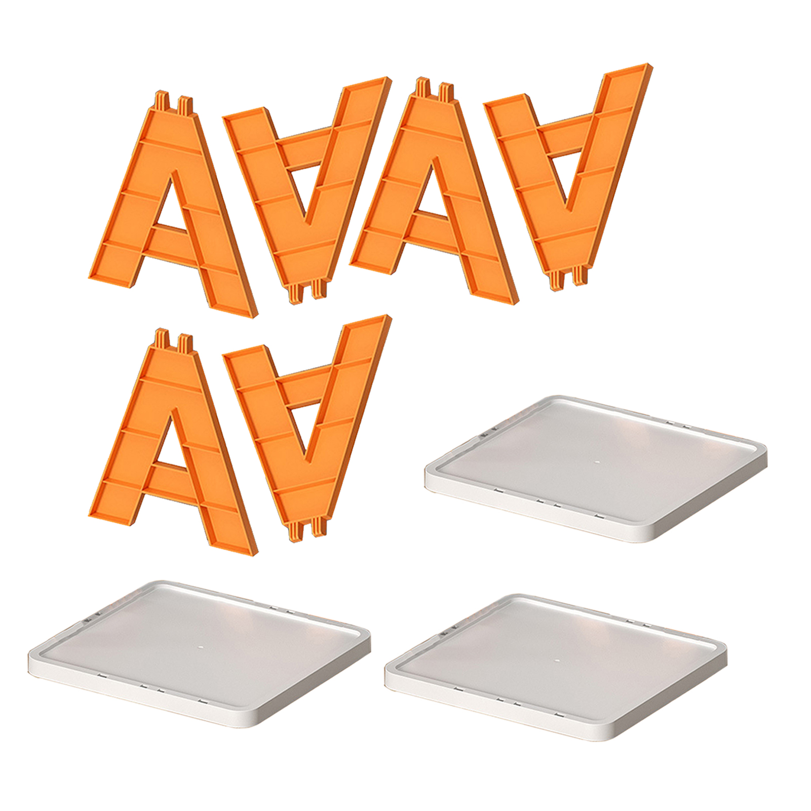 Stackable Shoe Rack - 1 Set, Space-saving, Multi-layer, Simple Slippers ...