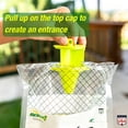 QARUN Big Bag Fly Trap Disposable,Resin,Wasp Traps Outdoor Hanging,Bee ...