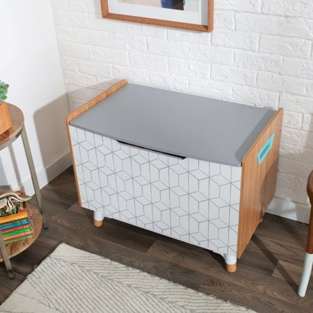 KidKraft Mid-Century Kidâ„¢ Gray Wooden Toy Box with | Walmart Canada