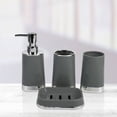 Plastic Bathroom Organizers 4pcs Collection Storage Basket Paper Roll ...