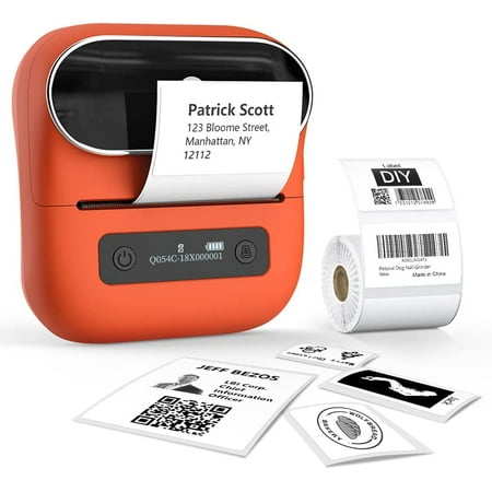 M220 Label Printer, Portable Barcode Printer, 3.14 Inch Bluetooth ...